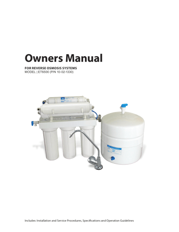 AmeriFlow Water Systems Inc. ET6500 Owner's Manual | Manualzz