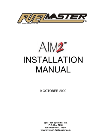 FUEL MASTER AIM 2 Installation Manual | Manualzz