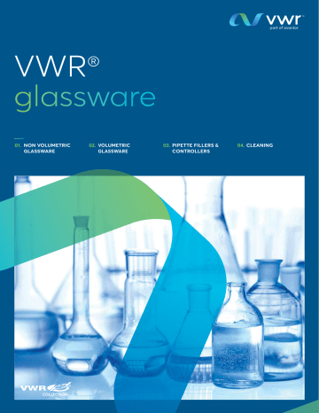 VWR High quality glassware Guide | Manualzz