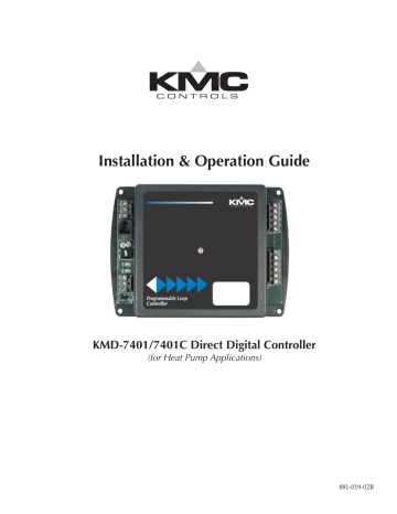 KMC KMD-7401 Installation Guide | Manualzz