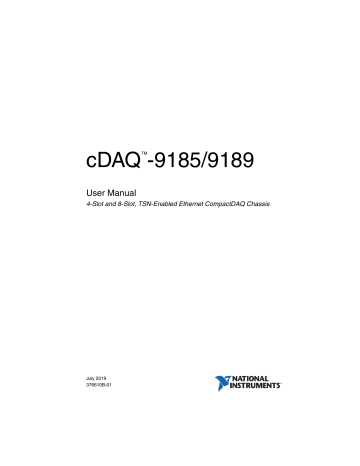 Ni cDAQ-9185/9189 User Manual | Manualzz