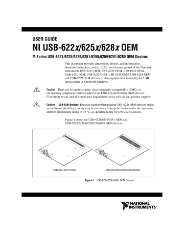 Ni USB-622x/625x/628x OEM User Manual | Manualzz