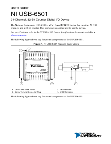 Ni USB-6501 User Manual | Manualzz