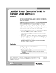 Ni LabVIEW Report Generation Toolkit User Manual | Manualzz