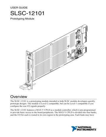 Ni SLSC-12101 User Manual | Manualzz