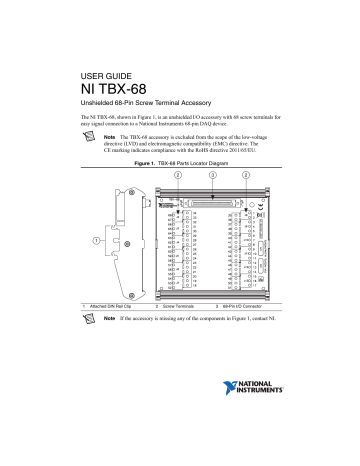 Ni TBX-68 User Manual | Manualzz