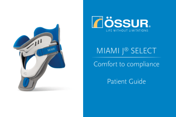 Össur PN60203 Miami J Select User Guide | Manualzz