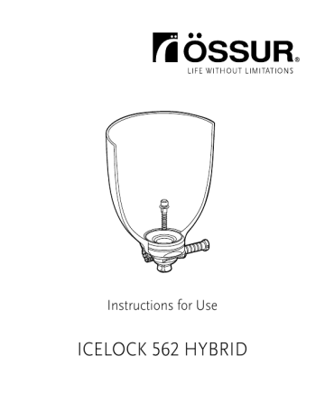 Össur PN20349 Icelock 562 Hybrid Mode d'emploi | Manualzz