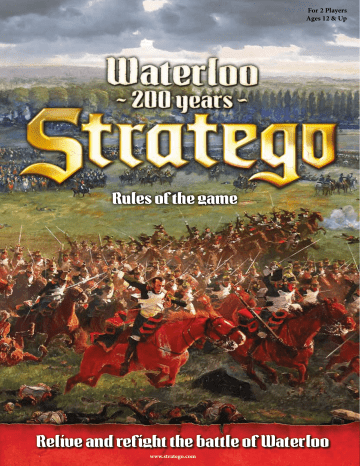 Play Monster Stratego Waterloo Strategy Game User Guide | Manualzz