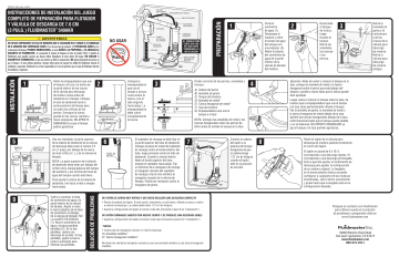 Fluidmaster 540AK/AKR Flush Valve Guía de instalación | Manualzz