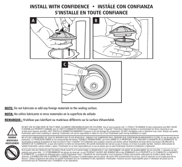 Fluidmaster 510A-001 Flush Valve Guide d'installation | Manualzz