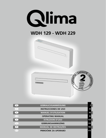 QLIMA WDH229 Monoblock air conditioner Benutzerhandbuch | Manualzz