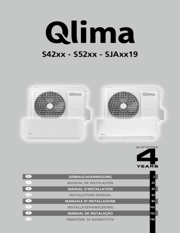 QLIMA SC52 Series, SJA 19 Series, S5232, S5248 Installation manual ...