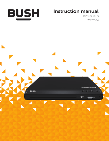 Bush DVD-225BHS HDMI DVD PLAYER Instruction Manual | Manualzz