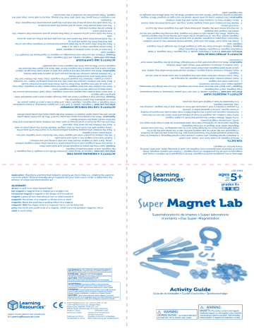 Learning Resources Super Magnet Classroom Lab Kit Guide | Manualzz