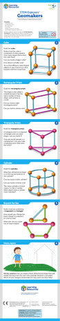 Learning Resources STEM Explorers™ Geomakers™ Guide | Manualzz