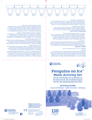 Learning Resources Penguins on Ice™ Math Activity Set Guide | Manualzz