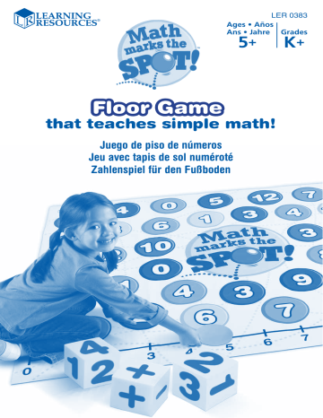 Learning Resources Math Marks the Spot™ Activity Set Guide | Manualzz