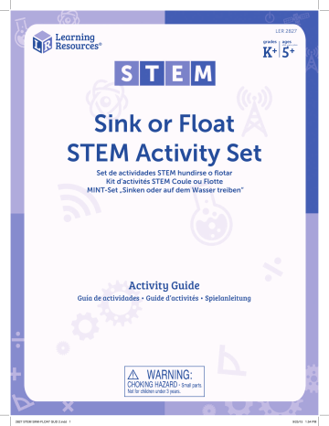 Learning Resources STEM Sink or Float Activity Set Benutzerhandbuch ...
