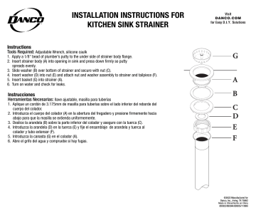 Danco 11090 3-1/2 Installation instructions | Manualzz