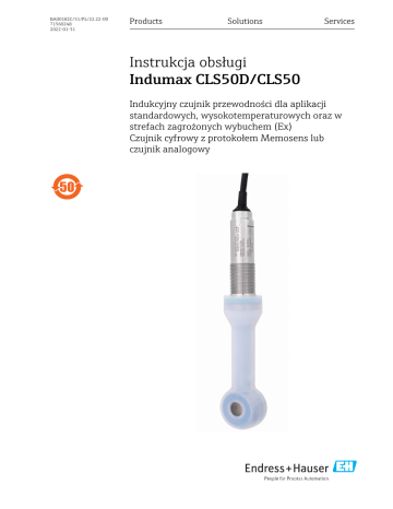 Endres+Hauser Indumax CLS50D/CLS50 Instrukcja obsługi | Manualzz
