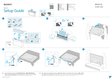 Sony KD-43X75K Quick guide | Manualzz