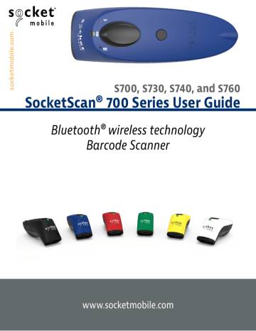 Socket Mobile SocketScan S740 User Guide | Manualzz