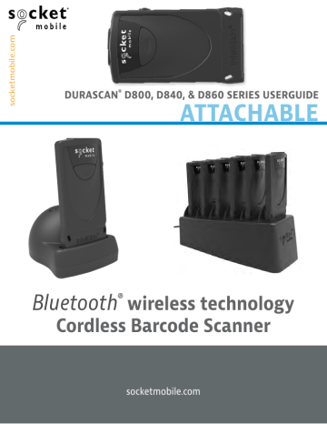 Socket Mobile DuraScan D800 User Guide | Manualzz