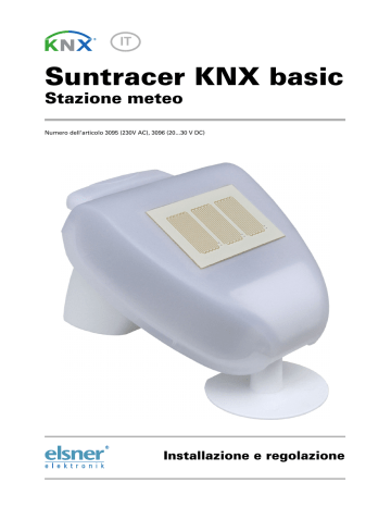 Elsner Suntracer KNX basic e Manuale utente | Manualzz
