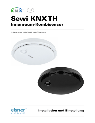 Elsner Sewi KNX TH Benutzerhandbuch | Manualzz