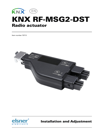 Elsner KNX RF-MSG2-DST Manual | Manualzz