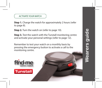 Tunstall Find-me Watch Guide | Manualzz