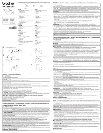 Brother TD-2120N Label Printer Guide d'installation rapide | Manualzz