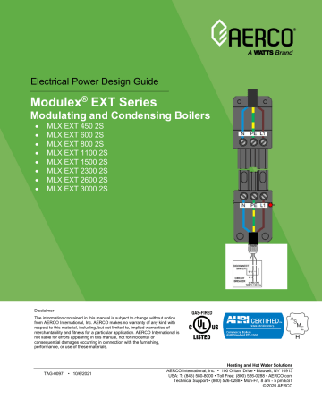 AERCO Modulex EXT Condensing Guide | Manualzz
