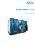 SCIEX 6500+ Mass Spectrometer User Guide + AI Chat | Manualzz