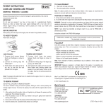 CooperSurgical Milex Pessary Fitting Kit Mode d'emploi | Manualzz