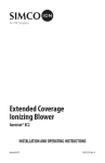 Simco Phoenix 2.0 Ionizing Blower User Manual | Manualzz